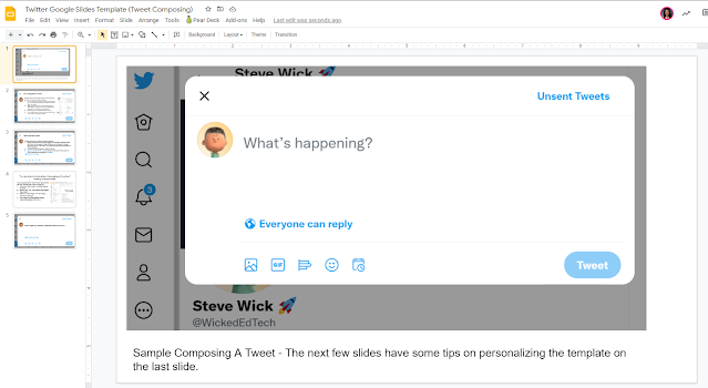 Twitter Background Template