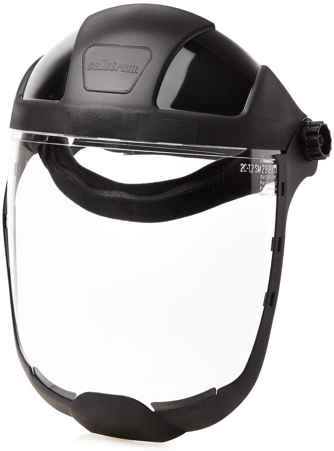 Sellstrom S32210 Clear Anti-Fog Polycarbonate Faceshield with Extended ...