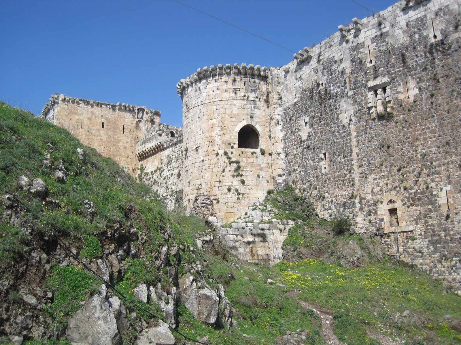 Three Syrian Castles; Krak de Chevalier, Qal'at Salah El-Din and Qalat ...