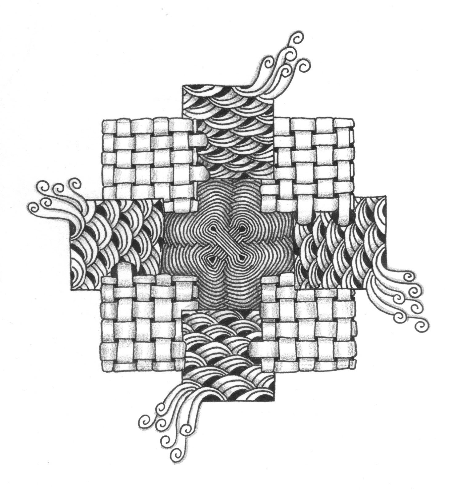 Cut'n It Up... And Sewing It Back Together!: Zentangle Inspired Art Gallery
