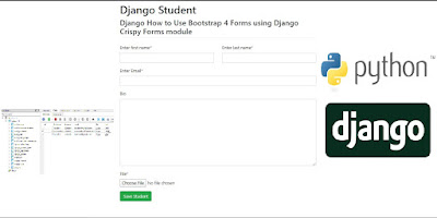 Django How to Use Bootstrap 4 Forms using Django Crispy Forms module ...
