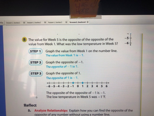 Mrs. Negron 6th Grade Math Class: Lesson 1.1 Identifying Integers and ...