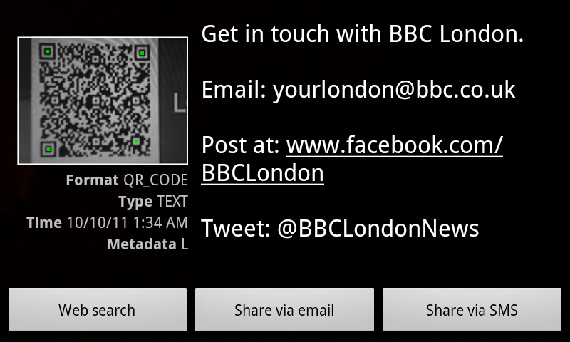 Paid Owned Earned: BBC News now use on-screen QR code and it links to ...