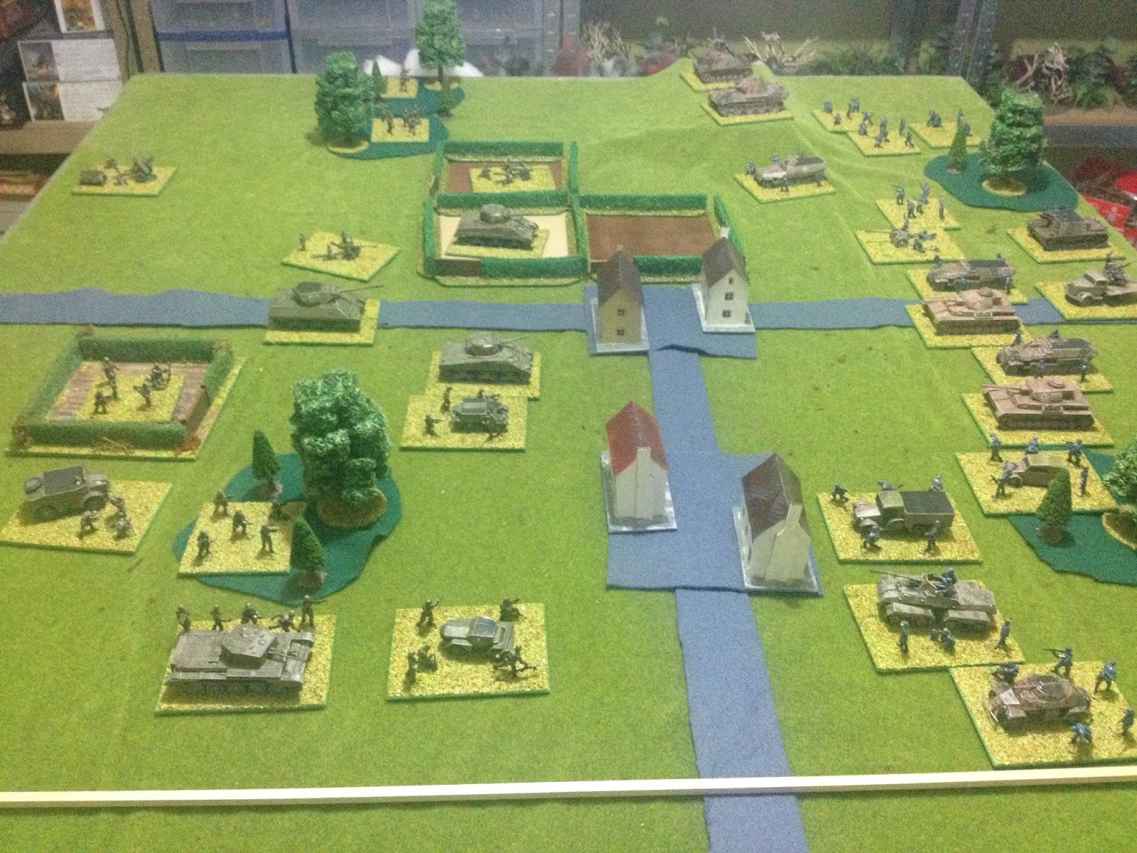 Grid based wargaming - but not always: WW2 gaming and additional rules