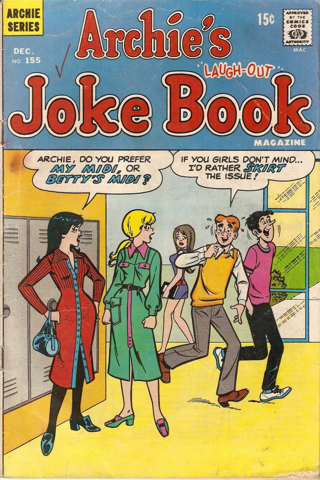 Slay, Monstrobot of the Deep!!: Bold Fashion Choices--Archie Repeats Itself