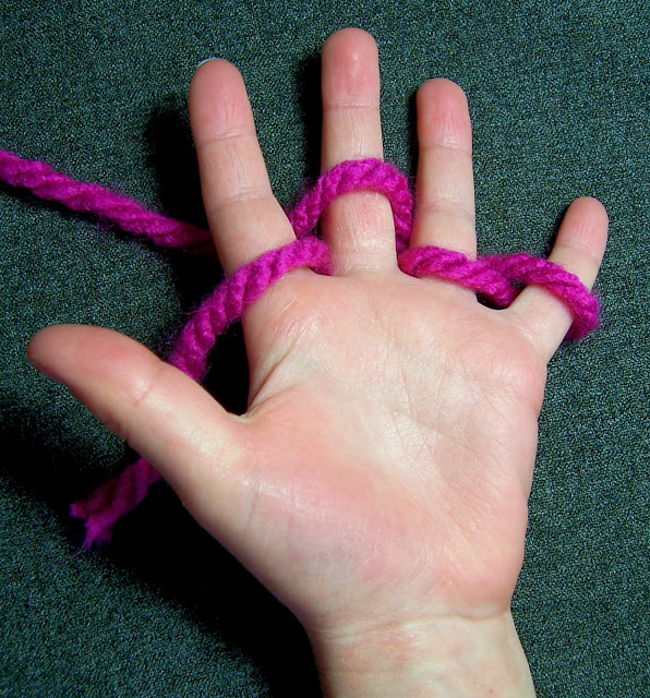 Tina's handicraft : Finger Knitting
