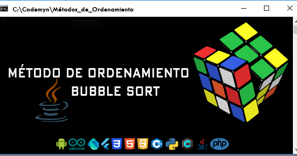 Método de ordenamiento burbuja en java - CodeMyN