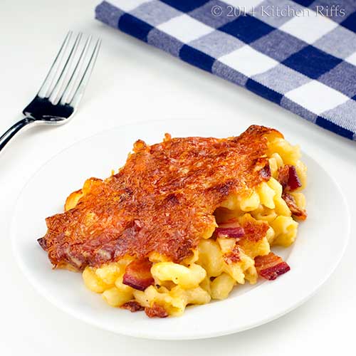 Kitchen Riffs: Bacon Macaroni and Cheese