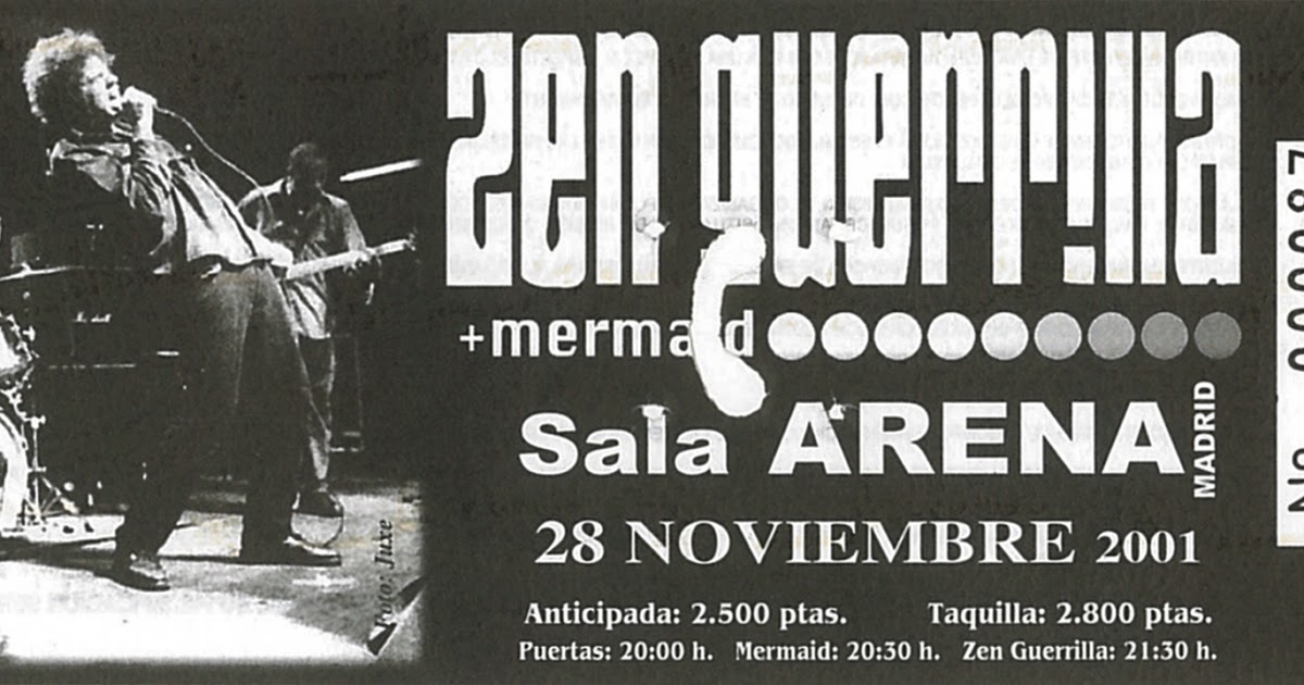 Entradas De Conciertos: Zen Guerrilla