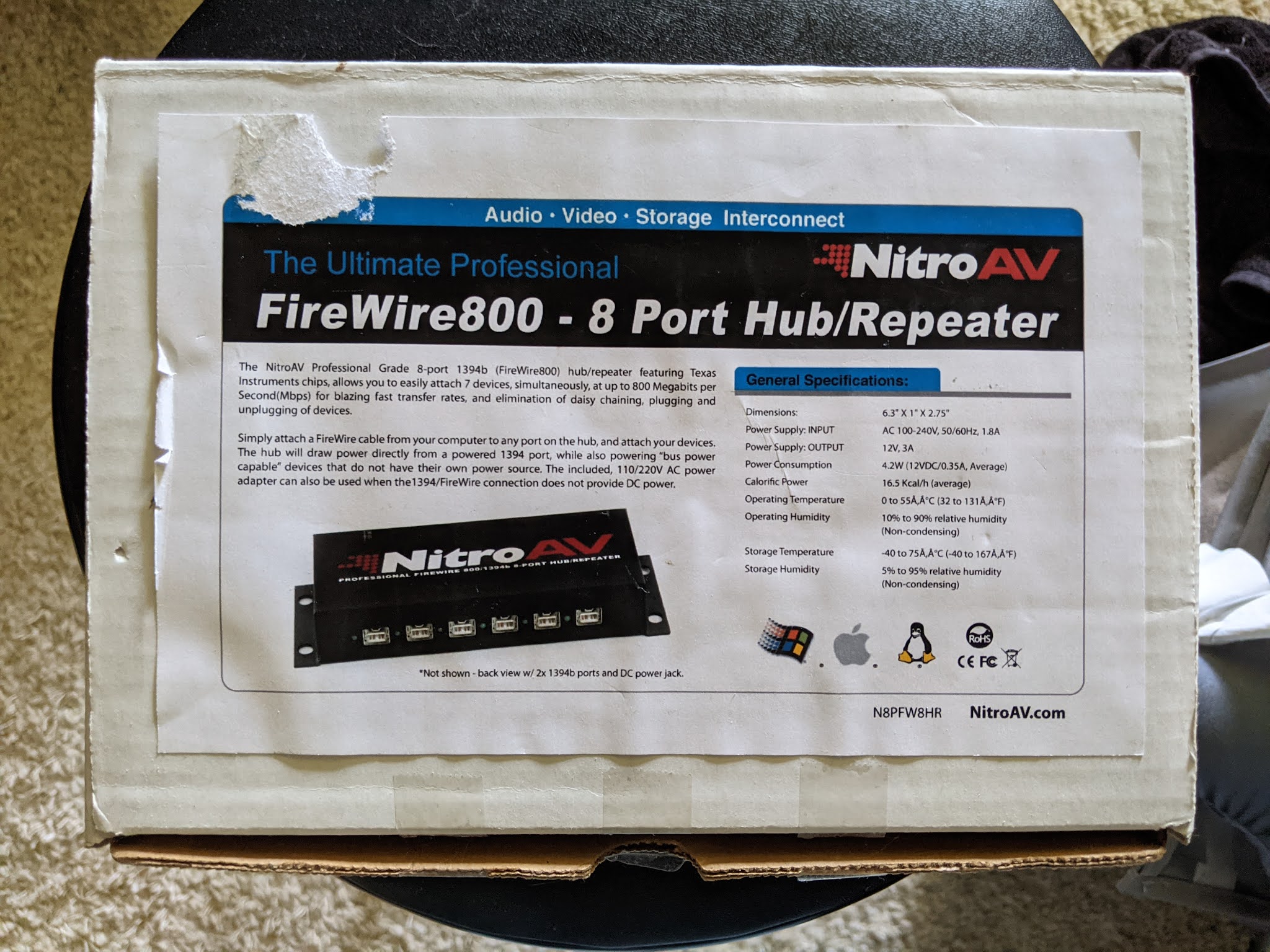 Old Vintage Computing Research: The parallel universe of FireWire hubs