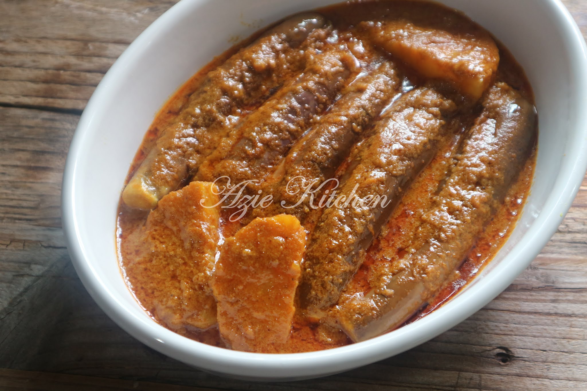 Pajeri Terung Dan Nenas Keeper Recipe - Azie Kitchen