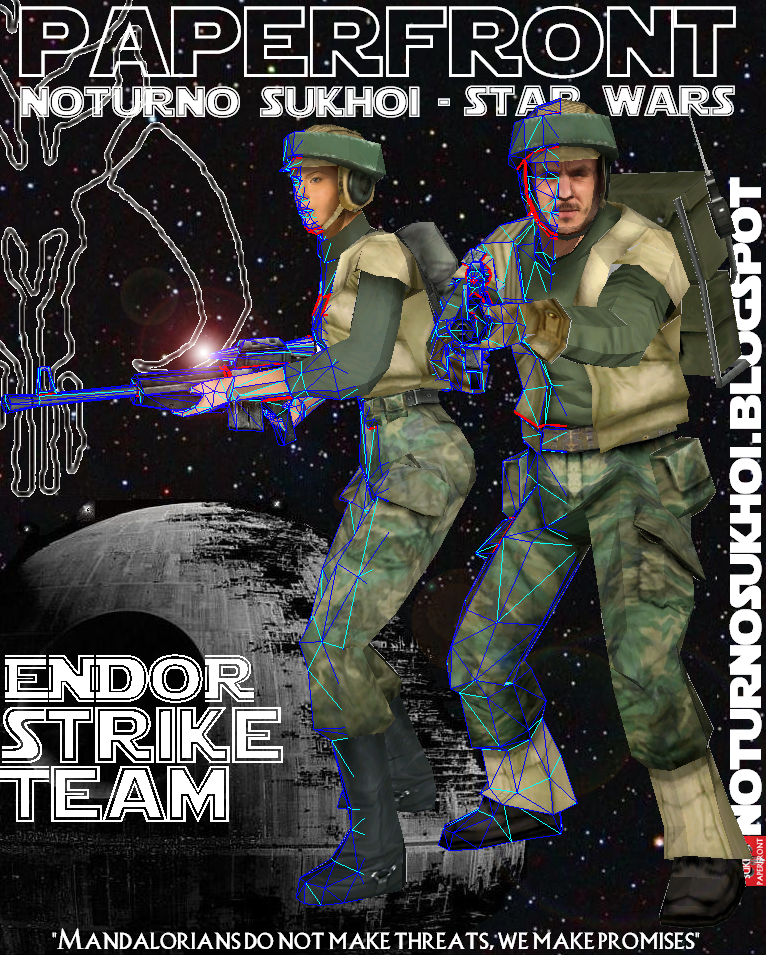 Endor Strike Team Papercraft ~ Paperkraft.net - Free Papercraft, Paper ...
