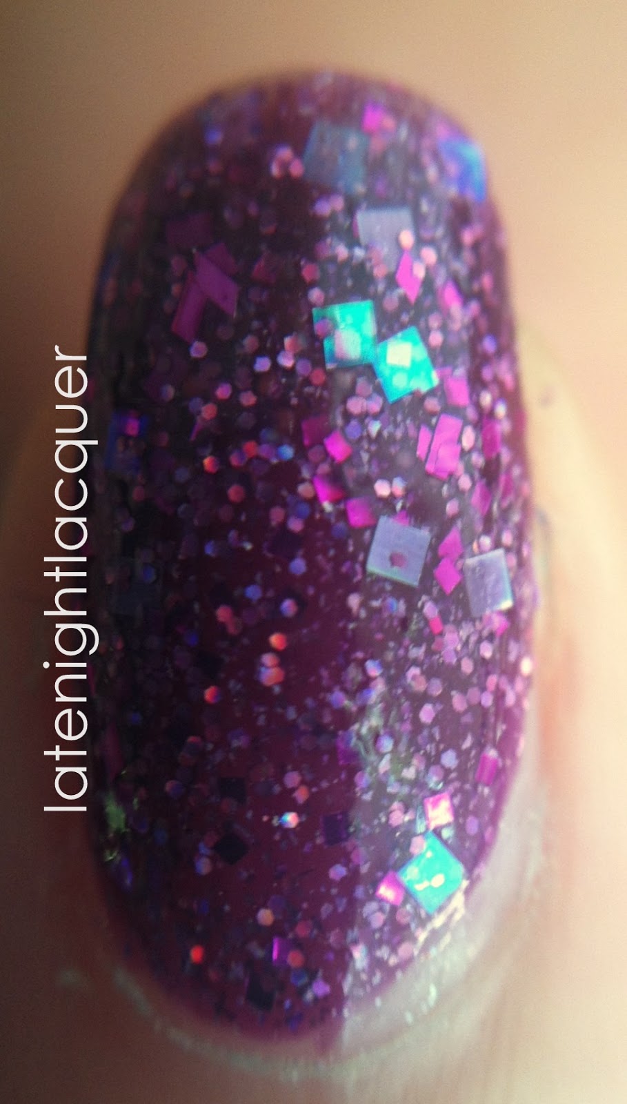 Late Night Lacquer: Lyn B Designs Shrieking Violet