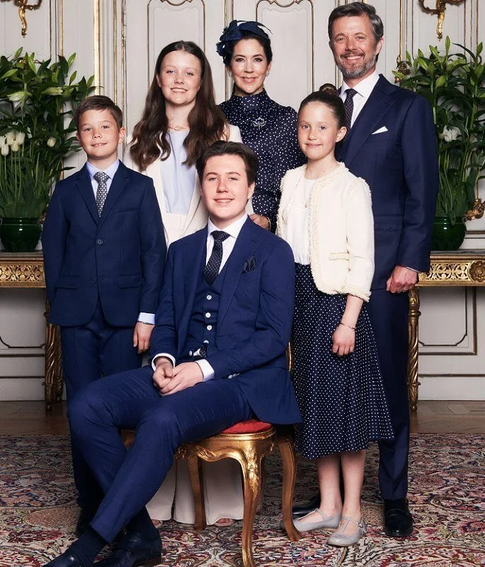 Official photos of Prince Christian's confirmation were released