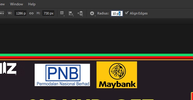 Adobe Photoshop Tips - How to set rounded border to an image