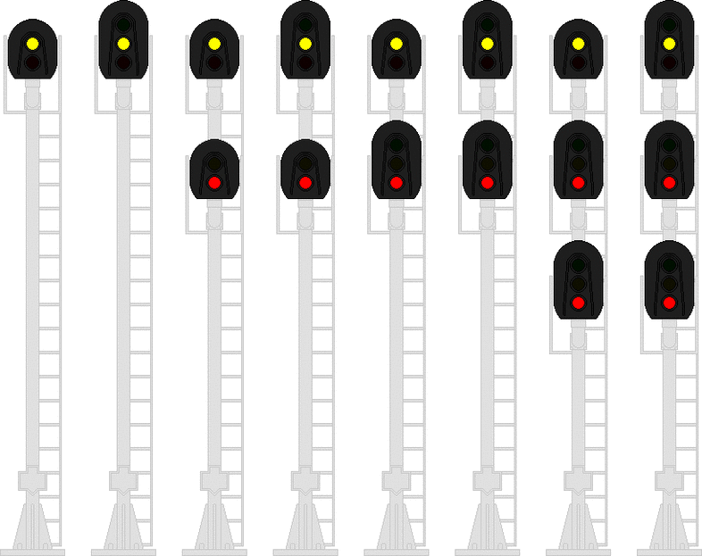 Track Signals: Approach Restricting / Approach Restricted