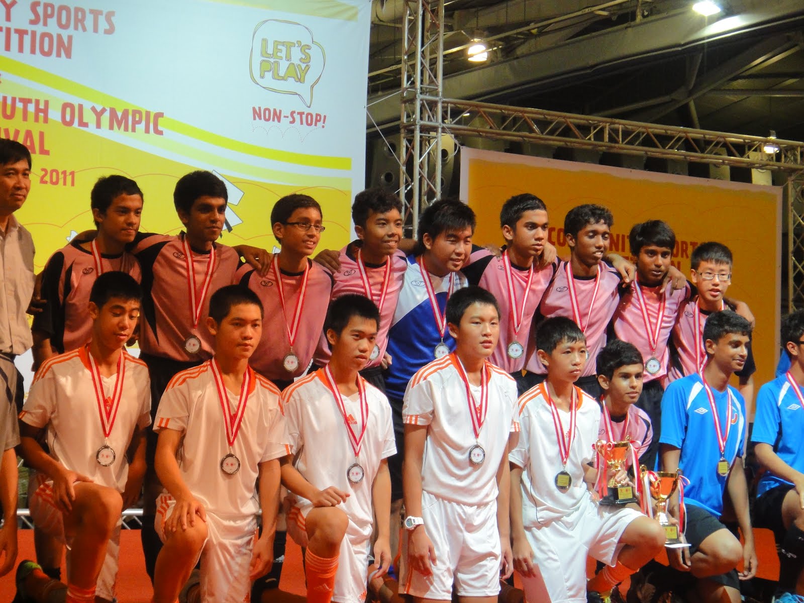 St Gabriel's Secondary Football Team: April 2011