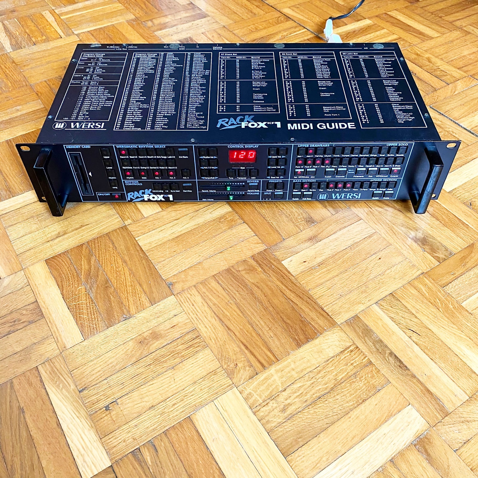 MATRIXSYNTH: Wersi KF1 Rack Fox