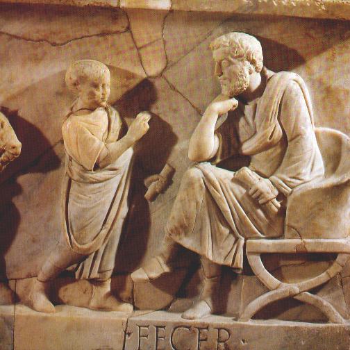 DOMVS ROMANA: Magister et Grammaticus, escuela y maestros en Roma antigua