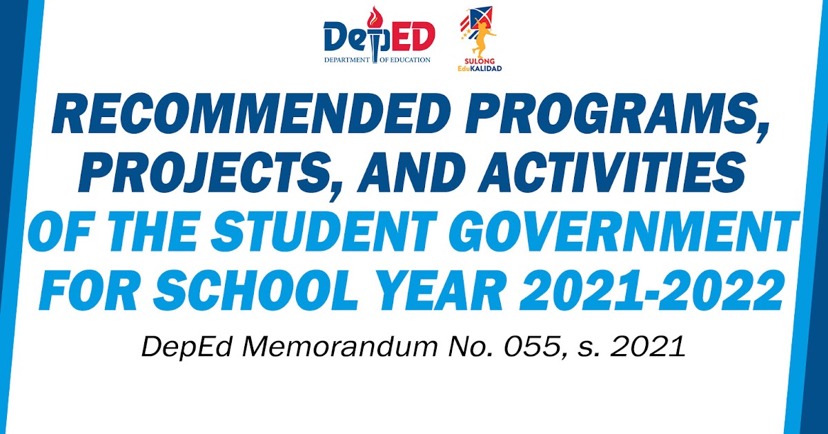 RECOMMENDED PROGRAMS PROJECTS AND ACTIVITIES OF THE STUDENT recommended-programs-projects-and-activities-of-the-student