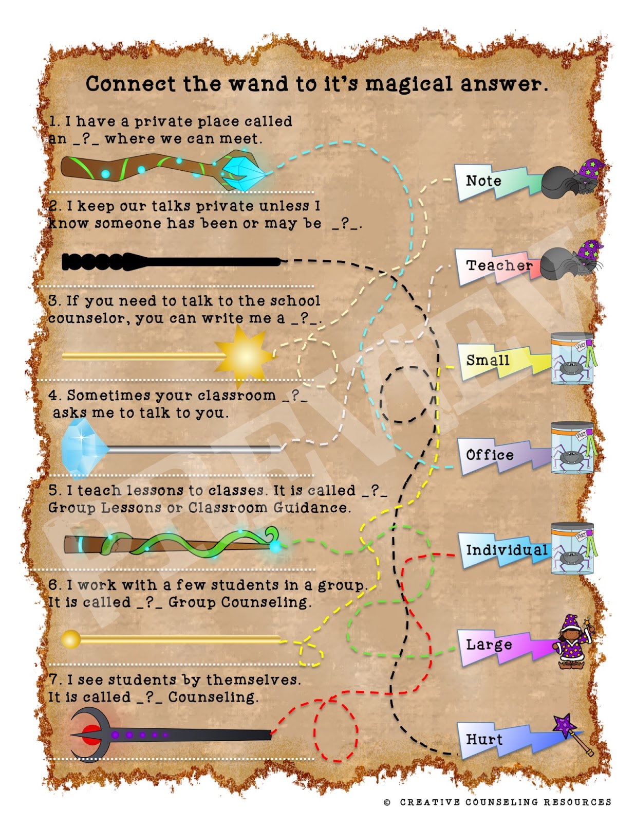 The Creative Counselor: A Magical Meet the Counselor Escape Room Lesson