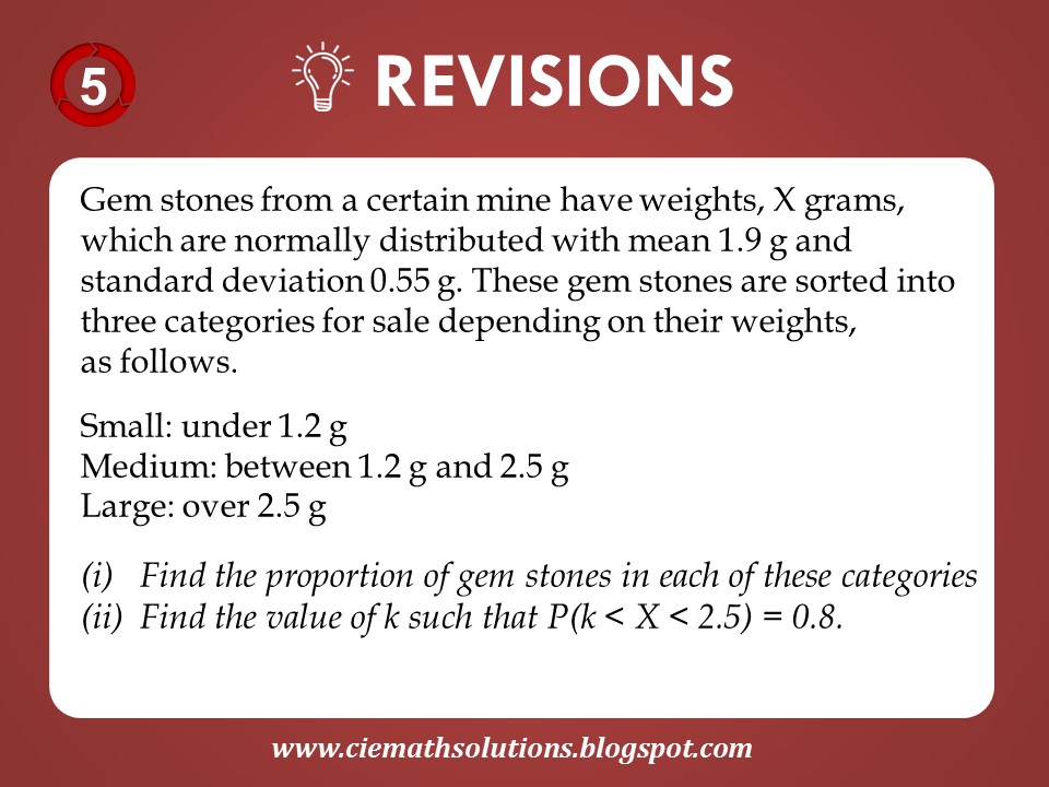 Cambridge AS Level Mathematics 9709 (Probability & Statistics 1 ...