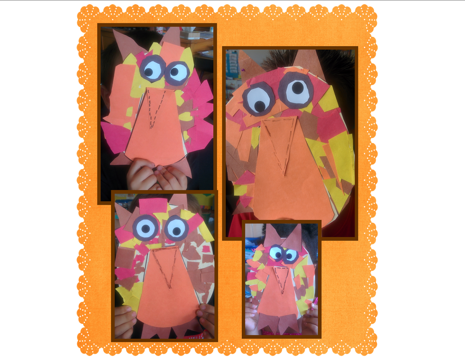 Granny Goes to School: We "Owl" Love Fall: Kids Completed Projects