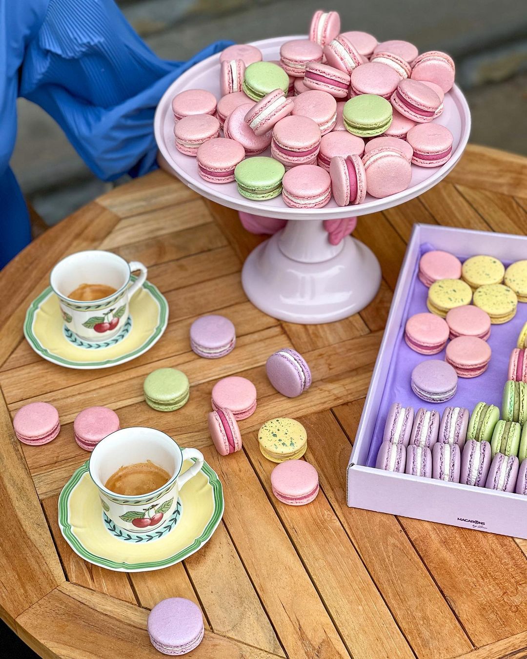 Colourful French macaron set by Lucia. | Melody Jacob