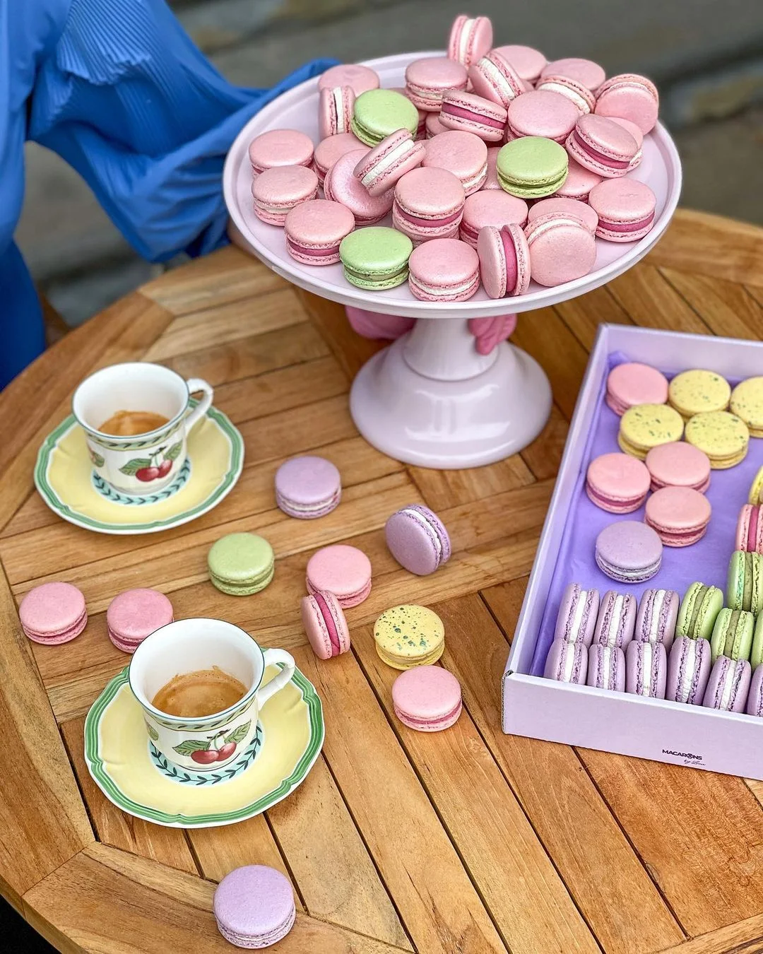 Colourful French macaron set by Lucia. | Melody Jacob