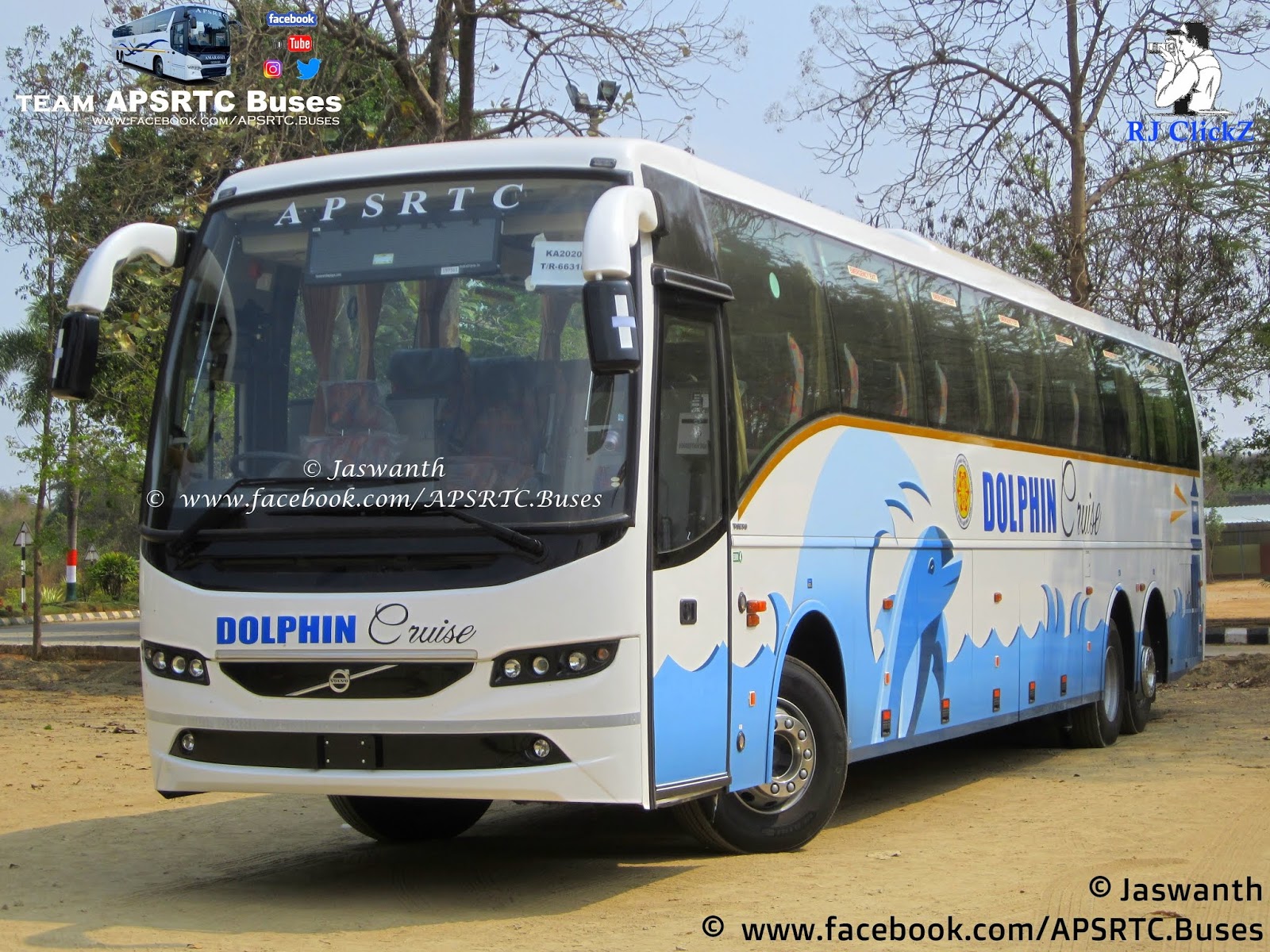 APSRTC DOLPHIN CRUISE BUS | VOLVO B11R 14.5m Multi Axle.