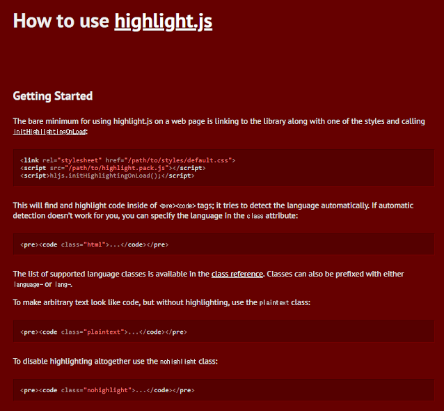 Highlight js highlight-js