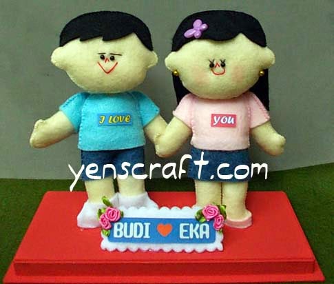 Boneka Couple, Boneka Profesi: Boneka Couple Flanel