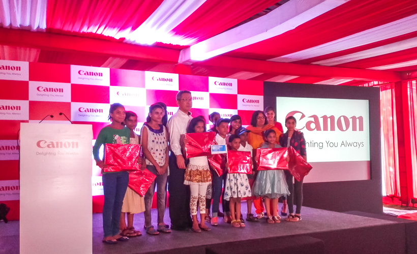 Giving back to the society || Canon India's new CSR initiative "Support ...