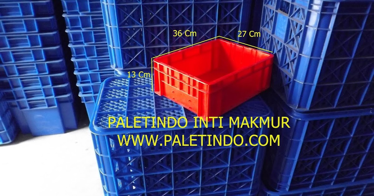 CV. PALETINDO INTI MAKMUR : Container Plastik Solid 36 X 27 X 13 Cm
