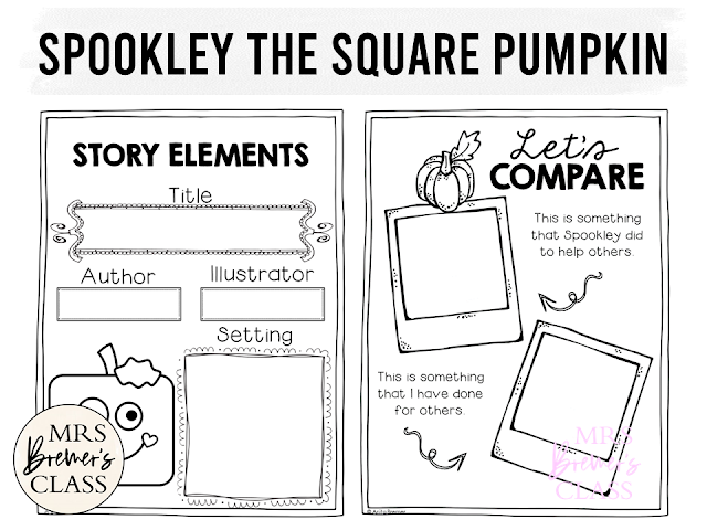 Spookley the Square Pumpkin | Fall Book Activities and Craftivity for ...