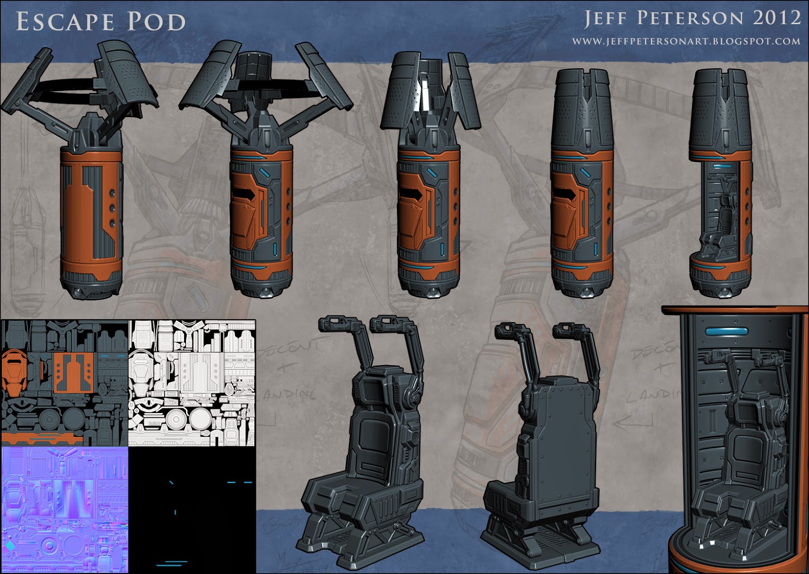 Jeff Peterson 3d Artist: Escape Pod