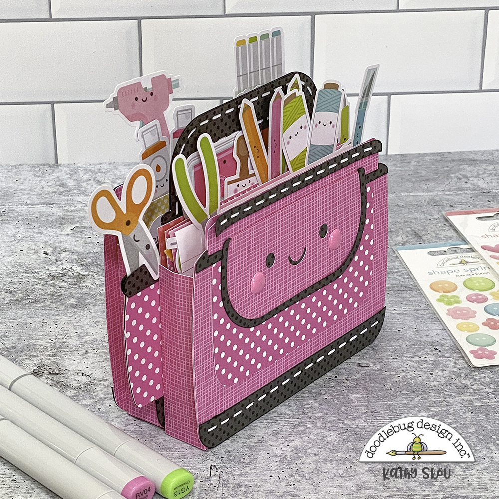 Doodlebug Design Inc Blog: CUTE & CRAFTY CRAFT CADDIE MINI ALBUM | with ...