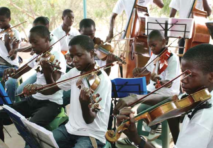 world travel information: Angolan Youth Making Beautiful Music