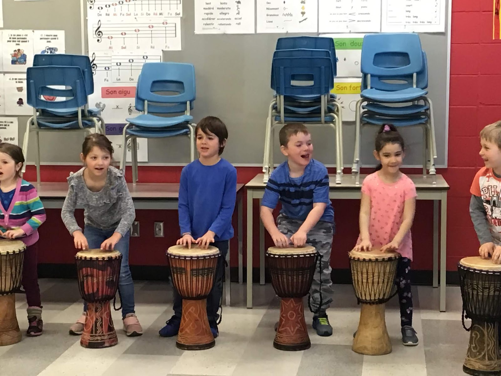 La maternelle de Francesca: Atelier de percussions!