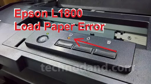 Printer Epson L1800 Load Paper Error [Kertas tertarik tapi error ...