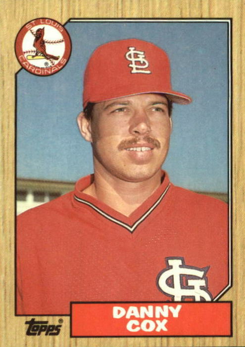 The Snorting Bull: A 1980s Card Part 40 - 1987 Mini League Leader Danny Cox