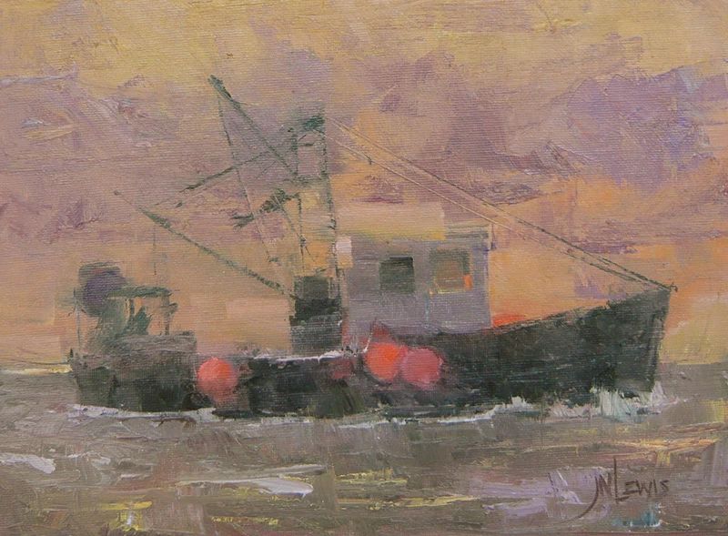 James Nelson-Lewis, 1953 | Romantic Figurative painter | Tutt'Art@