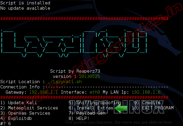 hackkarlodunia: HackPack - Collection of Hacking Scripts..for kali linux