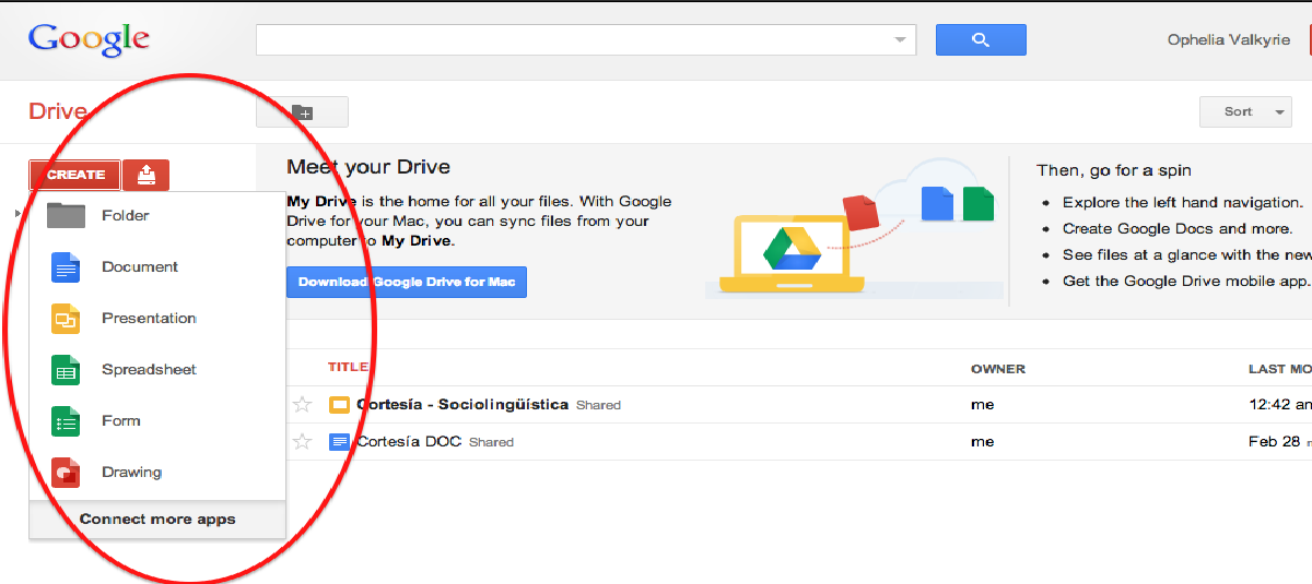 Desarrollo Curricular y Aulas Digitales. Borja: Práctica 2. Google Docs.