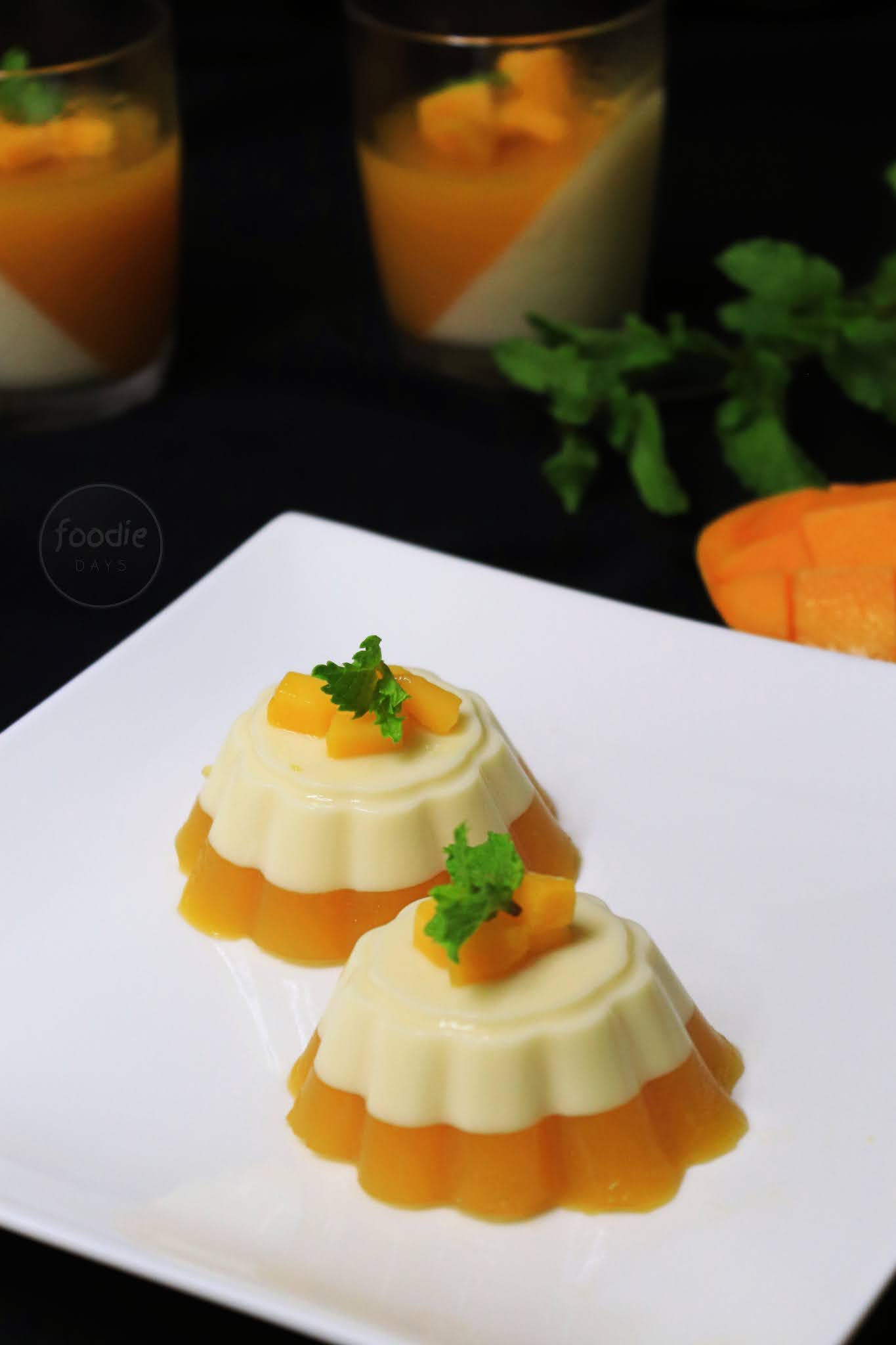 Mango Panna Cotta Recipe | Italian Panna Cotta