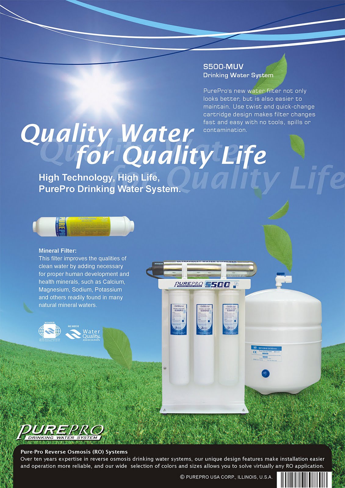 PUREPRO® USA WATER PURIFICATION PRODUCTS - U.S. TOP MANUFACTURER & EXPORTER