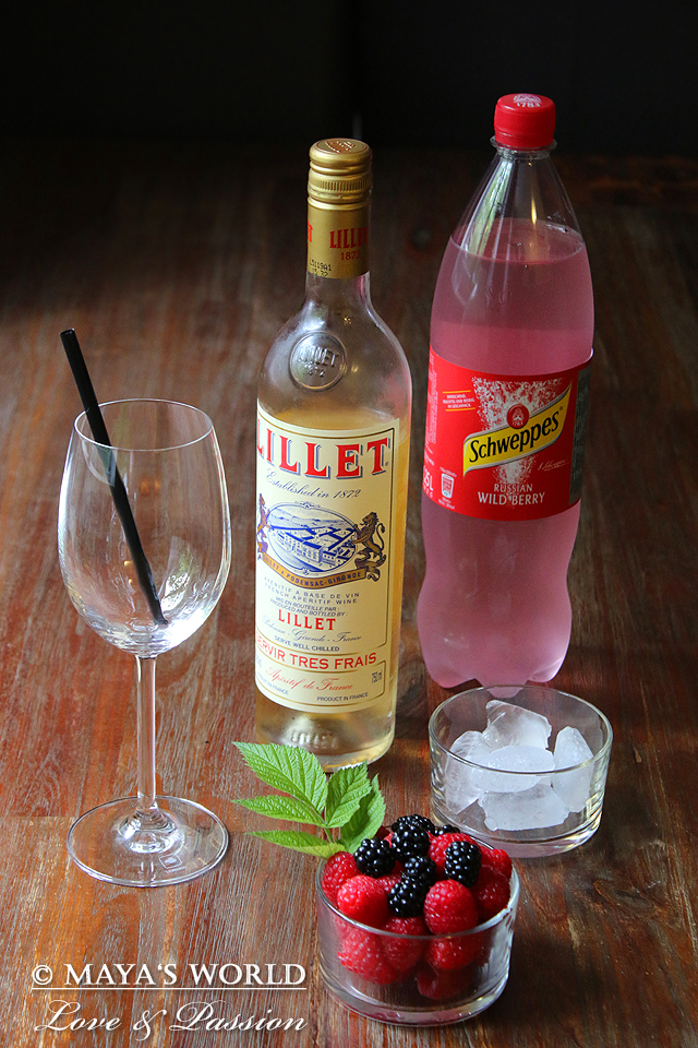 Maya's World: Lillet Wild Berry Cocktail