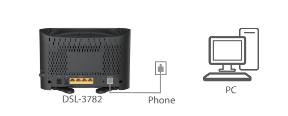 Modem Router D-Link DSL-3782 :: A1O4