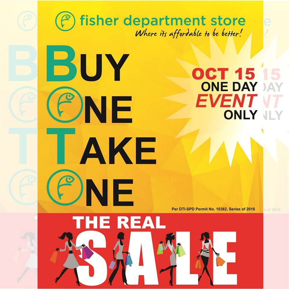 Fisher Department Store: Buy One Take One!