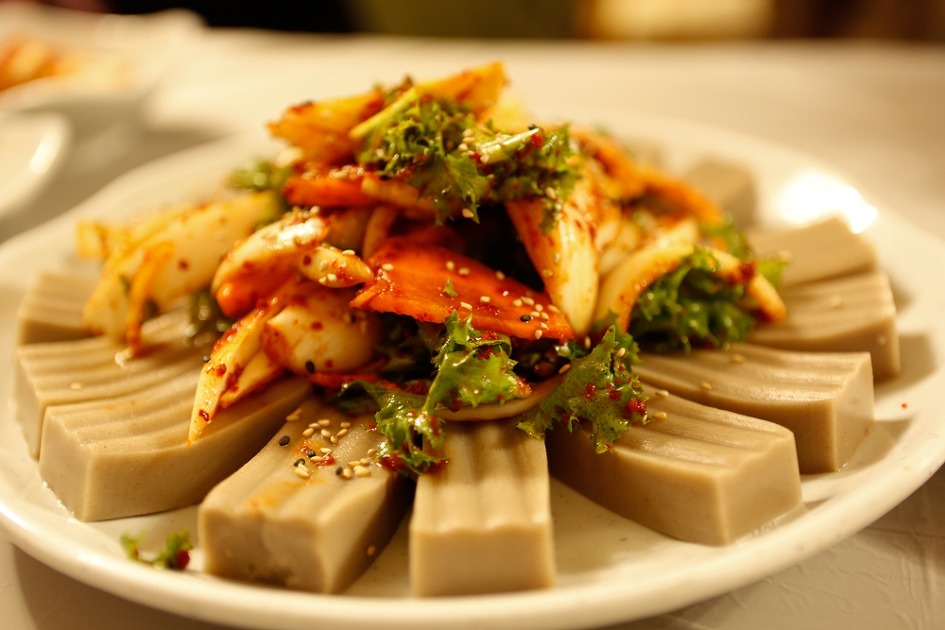 [Food] Memilmuk (Buckwheat Jelly, 메밀묵) ~ peacebreeze